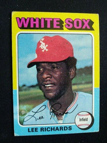 1975 Topps Baseball Card # 653 Lee Richard - Chicago White Sox | eBay