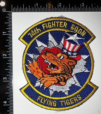 USAF 74th Fighter Squadron Flying Tigers Patch | eBay