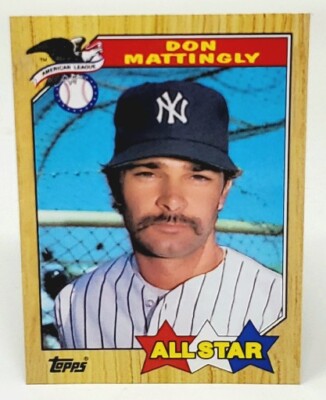 Don Mattingly 1987 Topps 2010 All Star Baseball Card #606 New York ...