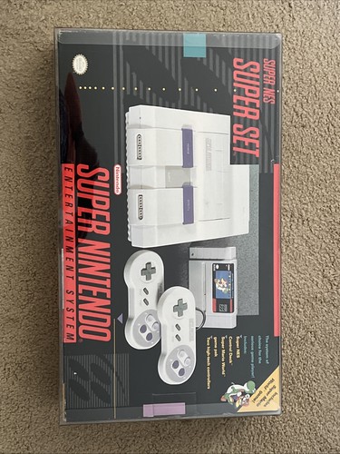 Super Nintendo Complete in Box w/ Super Mario World - SNES Console CIB ...