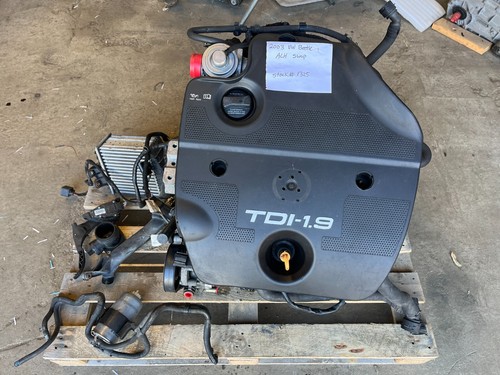 98-03 VOLKSWAGEN JETTA GOLF BEETLE 1.9 TDI TURBO DIESEL ALH ENGINE SWAP ...