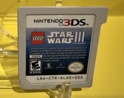 Star Wars III: The Clone Wars Nintendo 3DS Game Tested Works Authentic ...