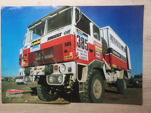 a)Poster Les Routiers Renault TRM 9000, 4 x 4 + Pin-Up | eBay