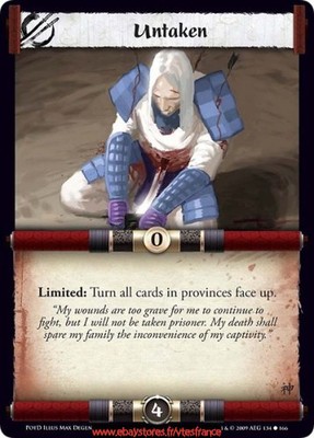 Untaken - Strategy / POTD ENG - L5R CCG | eBay