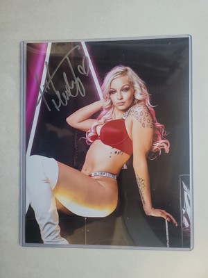 HollyHood Haley Jay Hand Signed 8x10 Women's Pro Wrestling Photograph Autograph | eBay