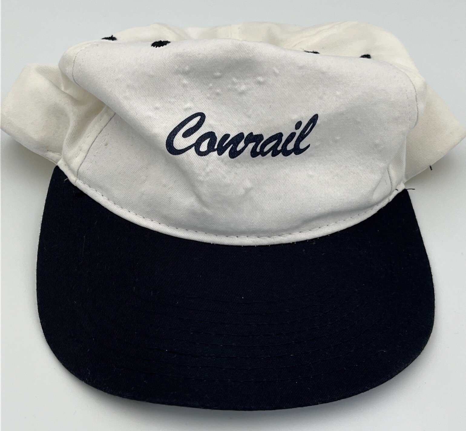 Vintage Lot Of 3 Conrail Railroad SnapBack Hats Used Have Stains 1st In ...