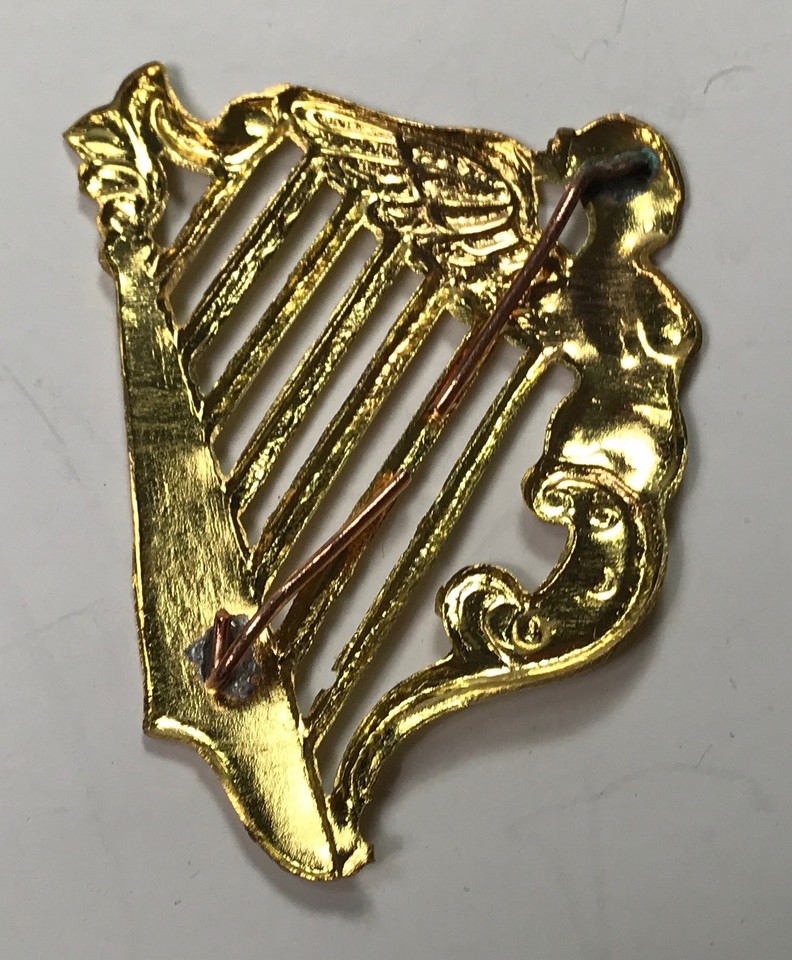 CIVIL WAR US UNION CSA CONFEDERATE IRISH HARP KEPI HAT CAP BRASS ...