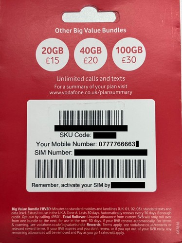Exclusive VIP Gold Mobile Phone SIM Card Pay as You Go | eBay