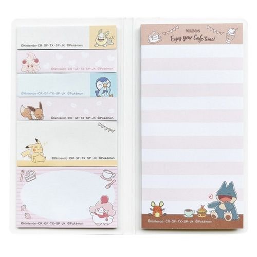 Pokemon Center Original Memopad Index Tabs Sticky Notes Pokémon Cafe ...