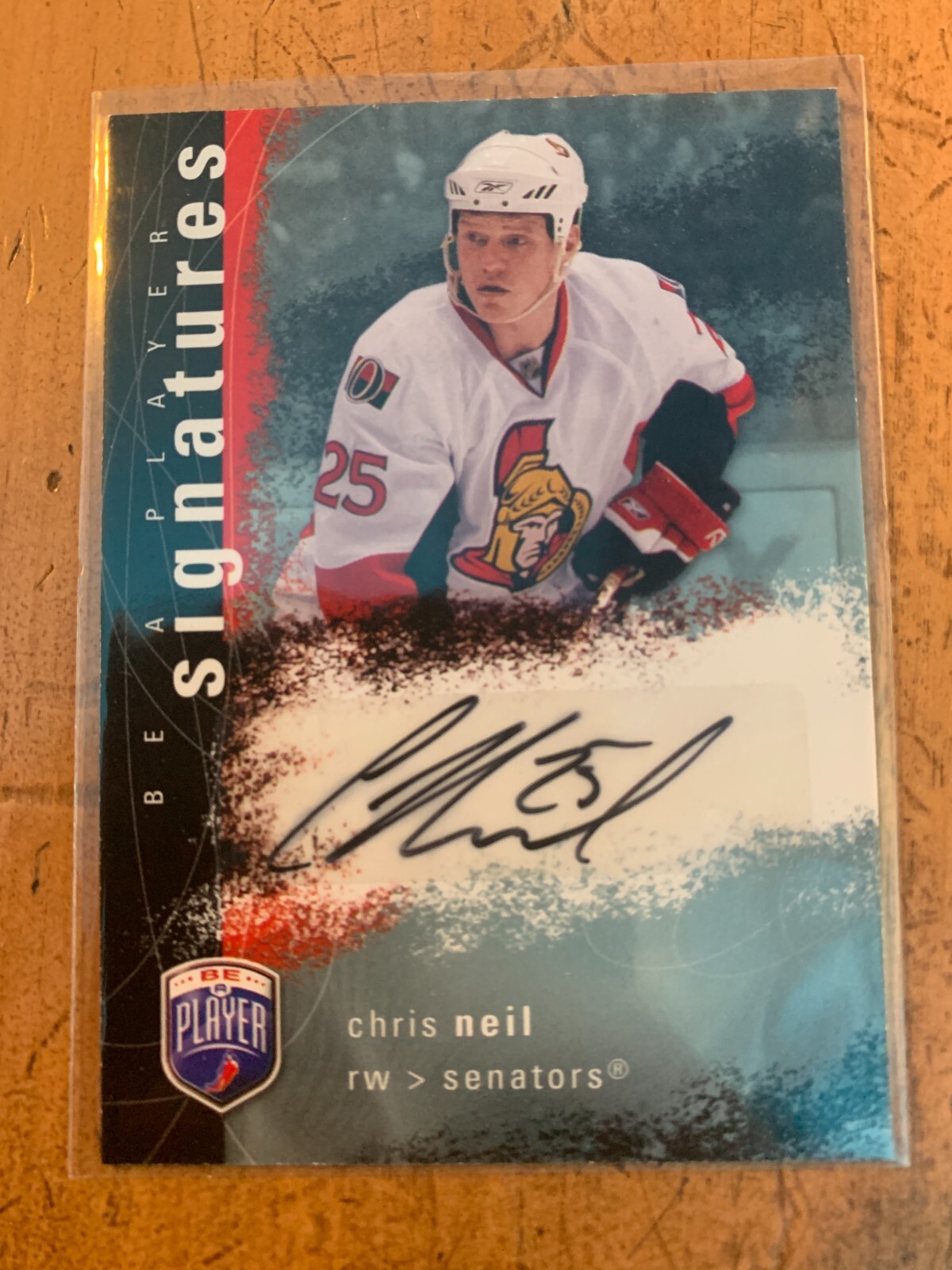 2007-08 Be A Player Signatures Autograph - Chris Neil | eBay