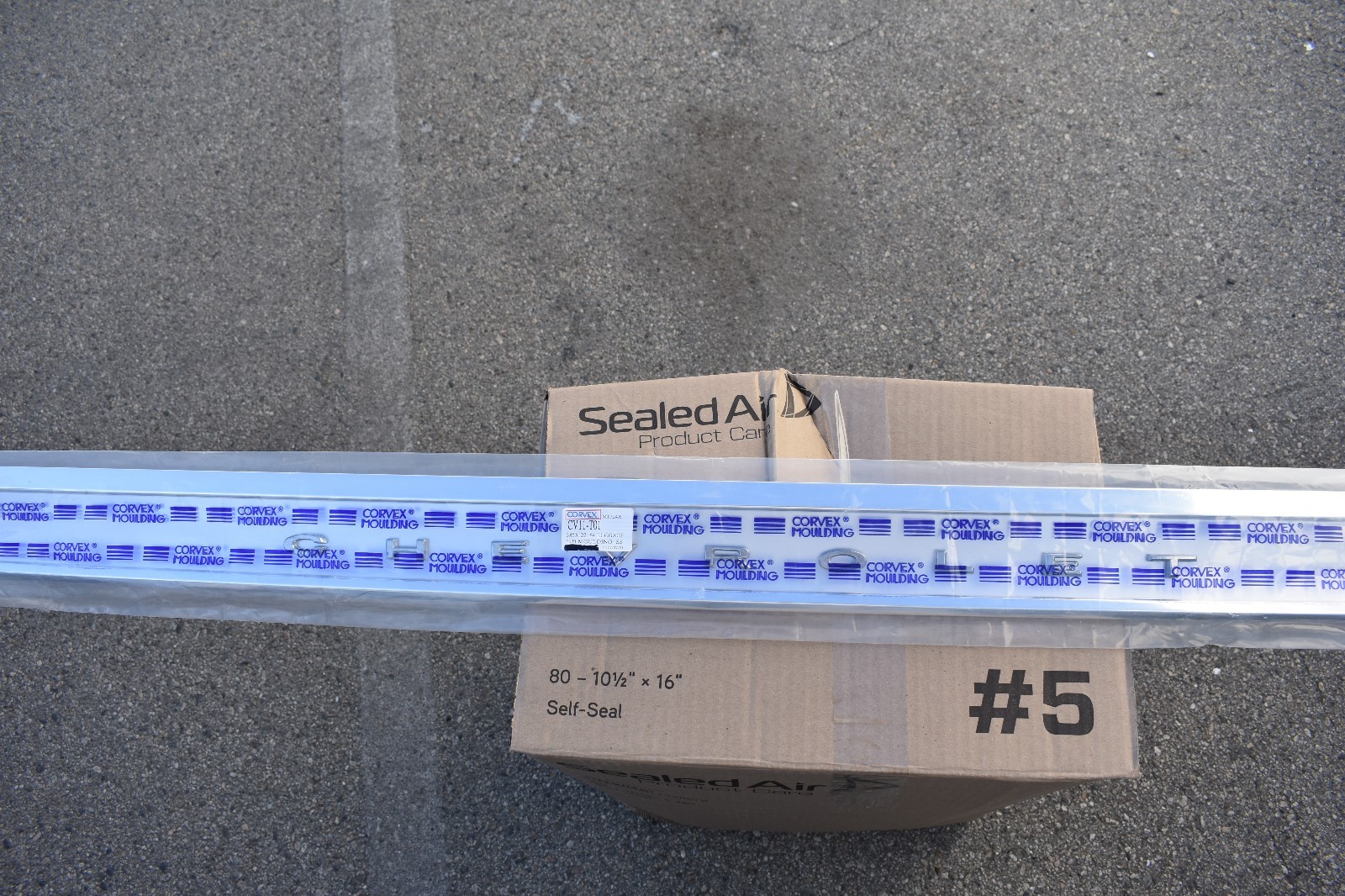 1964 64 Chevrolet Impala Rear Body Trunk Panel Center Molding & Clips ...