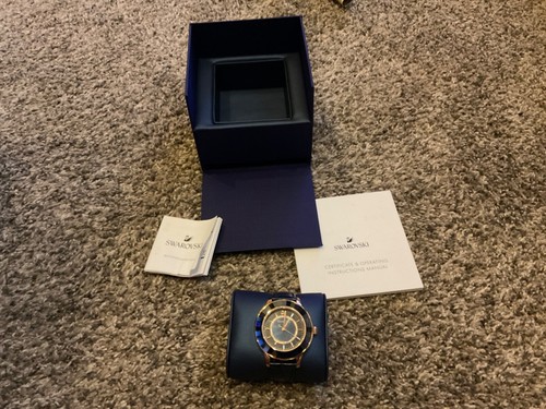 Swarovski Women's 5484045 Crystal Rose Quartz Watch- Retail $379 | eBay