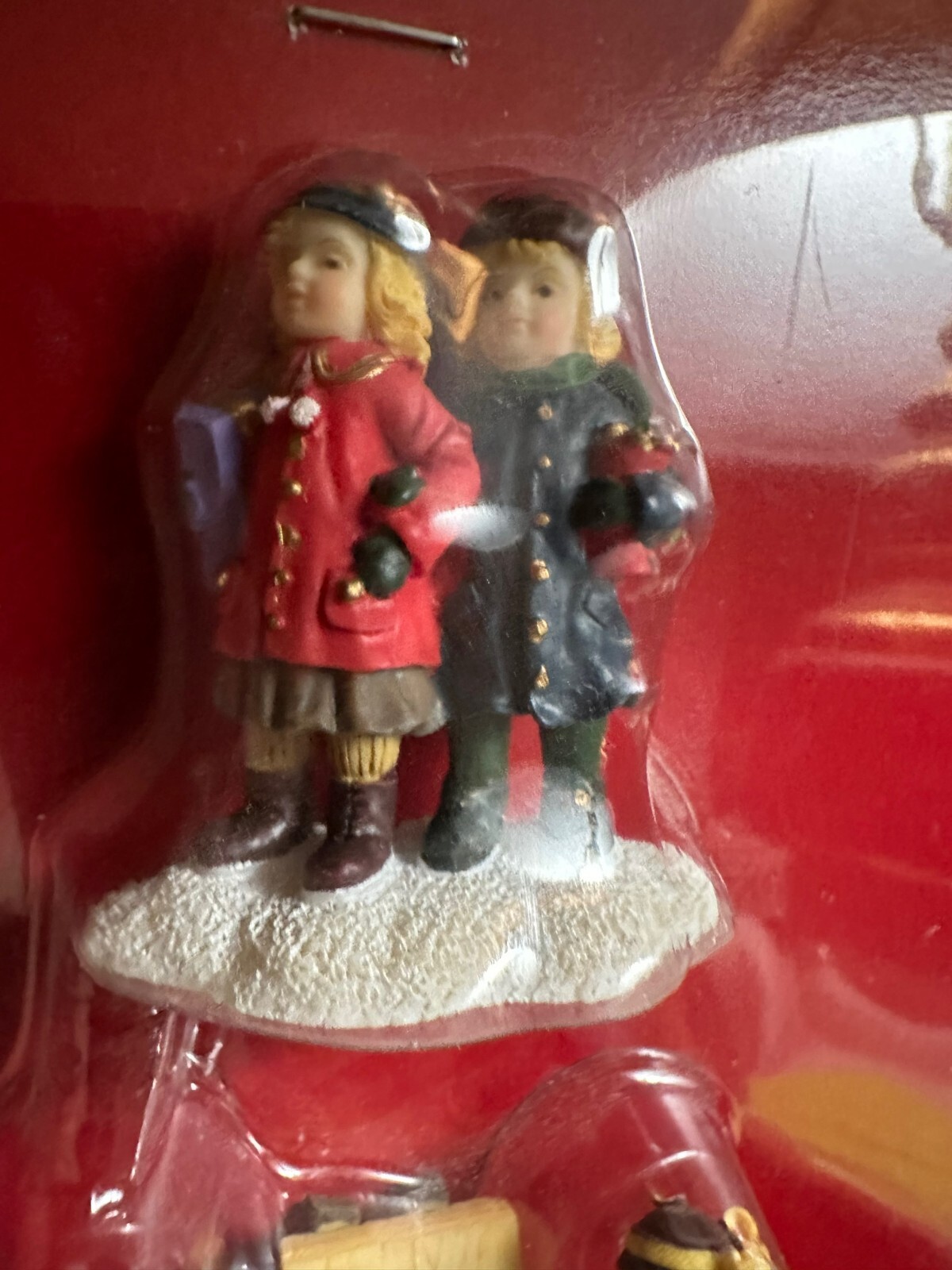 The Village Collection St Nicholas Square Bell Ringer Santa & Children ...