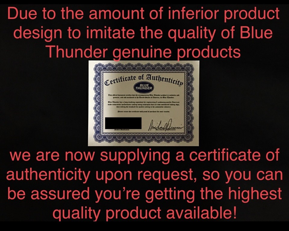 Ford 289, 302 Tri Power Intake Manifold By Blue Thunder | eBay