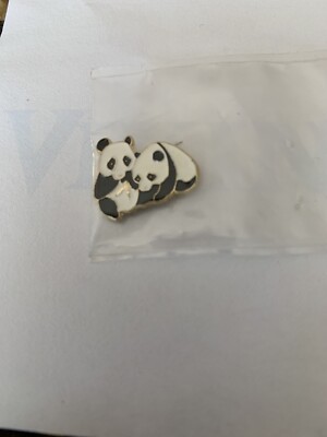 CWCA China Wildlife Conservation Association Enamel Pandas Together ...