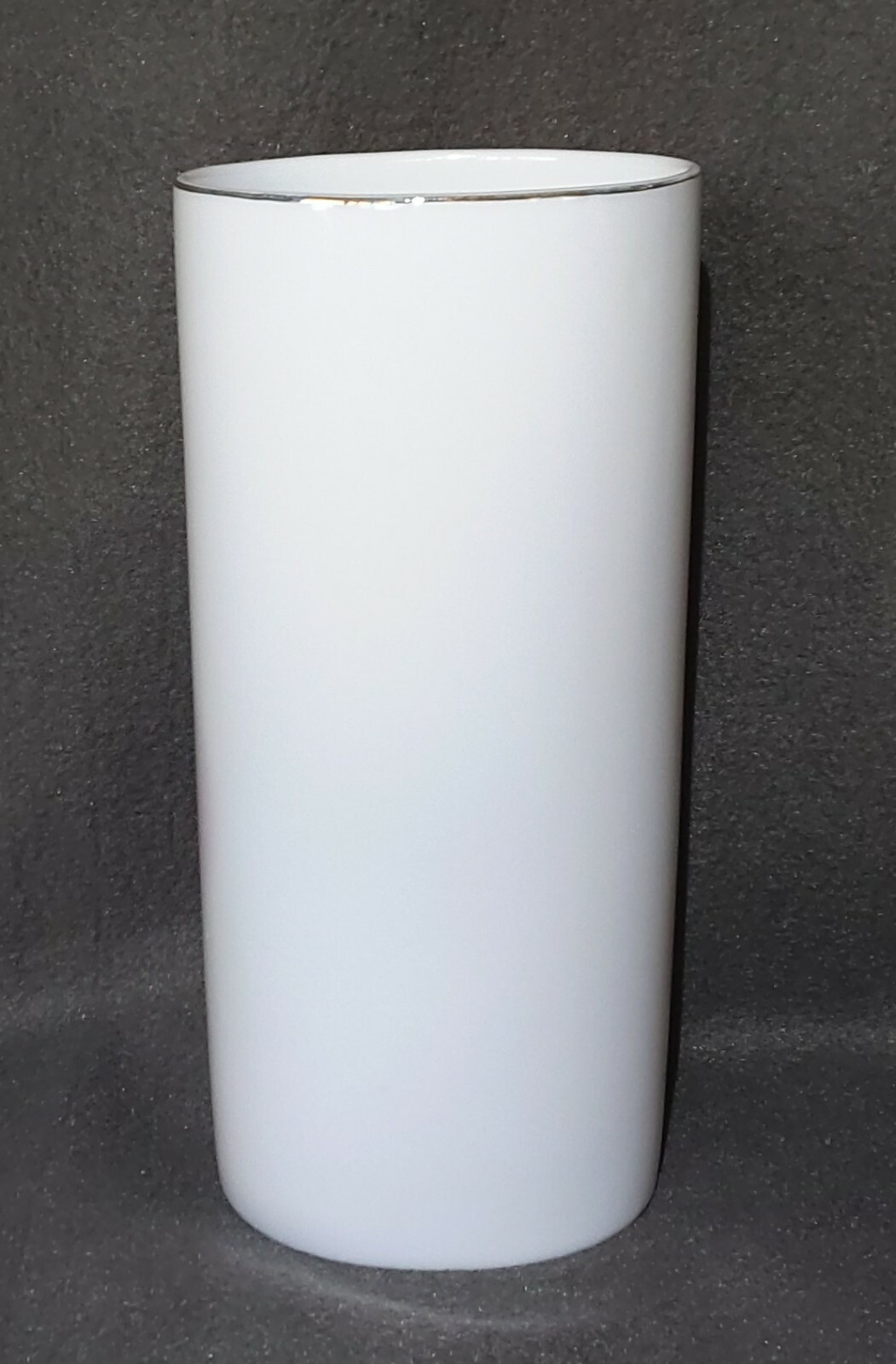 Vase Otagiri Bob Harrison Design White Cat Kitten Blue Eyes Pink Rose ...