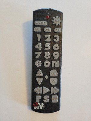 OneForAll 2060-K00BU-BATC TV/VCR/Cable Remote Control | eBay