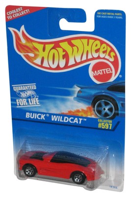 Hot Wheels Buick Wildcat (1995) Mattel Red Die-Cast Toy Car #597 | eBay
