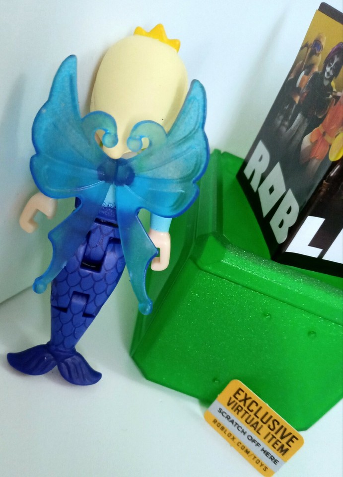 ROBLOX CELEBRITY Series 4 FAIRY WORLD: AQUA FAIRY Mini Figure w/Unused ...