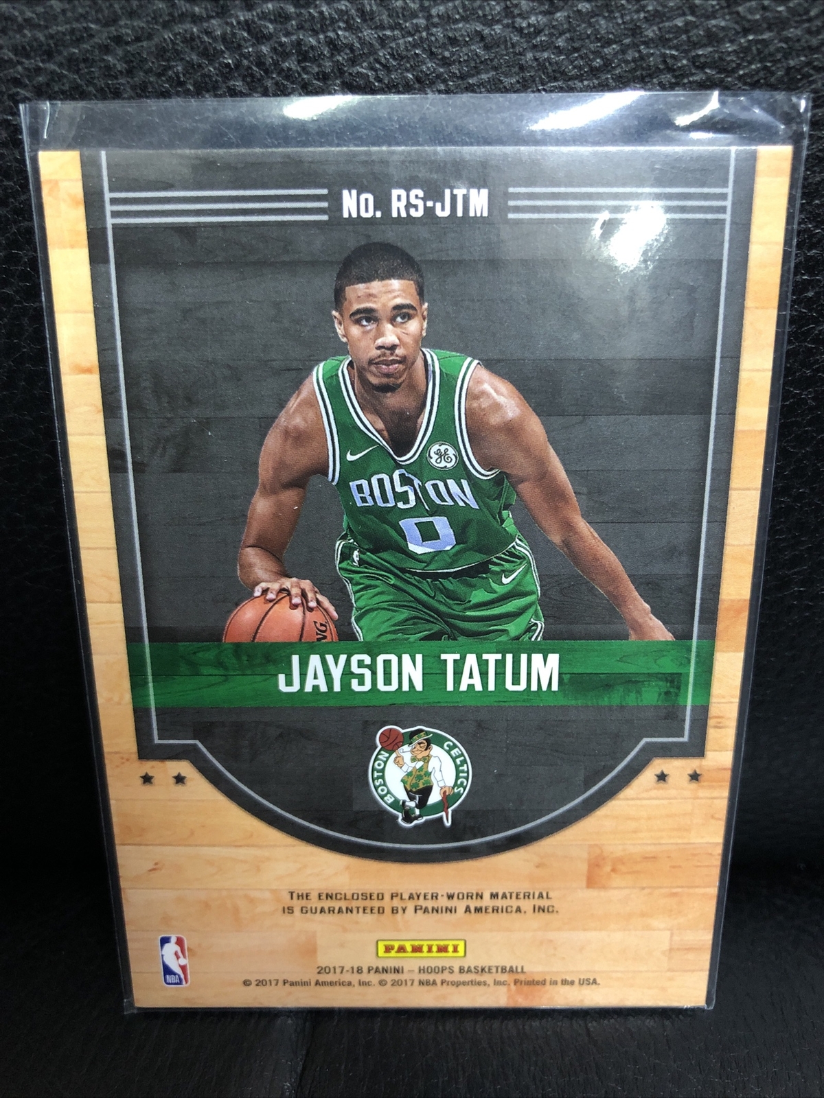 2017-18 Panini NBA Hoops - Rise N Shine Memorabilia Jayson Tatum #RS ...