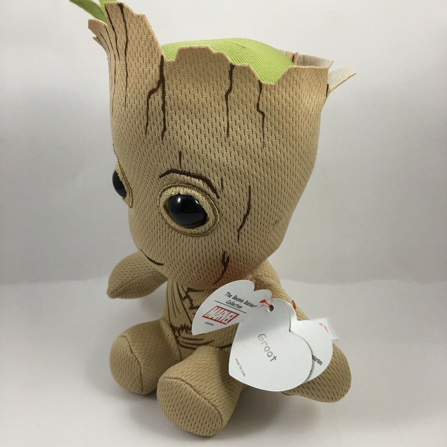 TY Beanie Baby 6" GROOT Marvel Guardians of the Galaxy Plush w/ MWMTs ...
