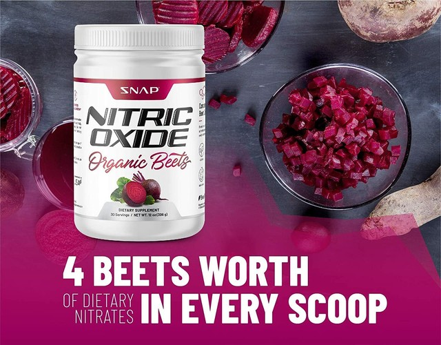 Snap Supplements Nitric Oxide Beet Root Powder - 12 oz for sale online ...