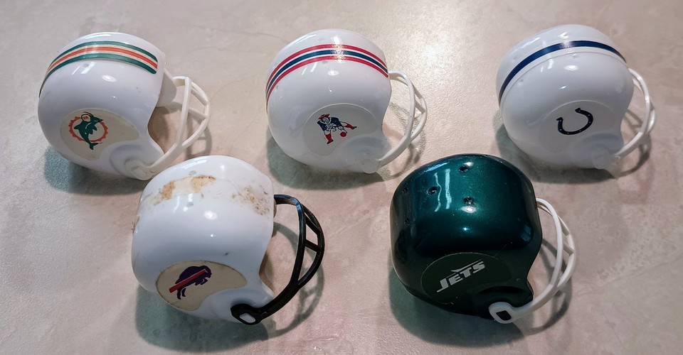 ORIGINAL NFL Football MICRO-HELMETS (Complete, 28 Teams, late 70's) + 7 ...