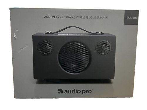 audio pro - Addon T3 Black Wireless Bluetooth Battery Powered Speaker ...