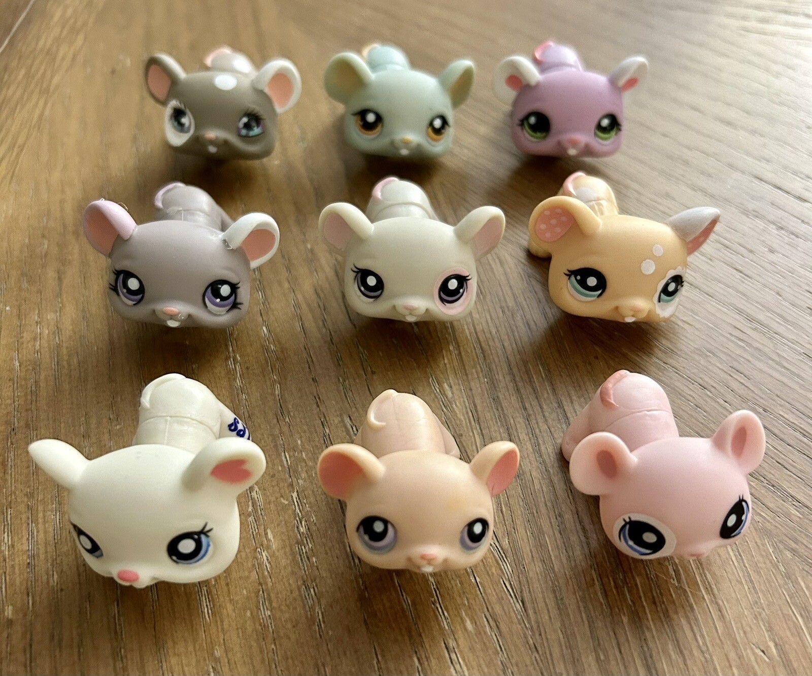Littlest Pet Shop LPS Authentic Mouse Lot #103 #473 #988 #1101 #1327 ...