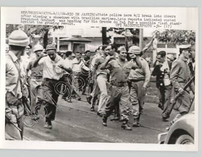 Police Cheer After Clash In BRAZILIAN COUP D’ETAT Revolution 1964 Press ...