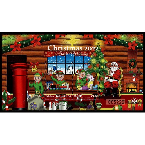 FR7782 - 2022 Malta Sheet Thematic Christmas - SANTA CLAUS | eBay