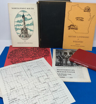 Wisconsin History Collection, Lot of 9, Landmarks, Historical Society ...