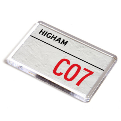 FRIDGE MAGNET - Higham CO7 - UK Postcode | eBay UK