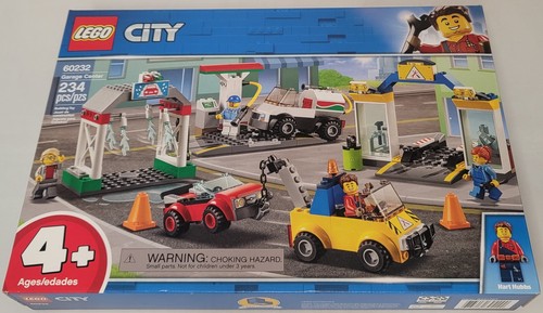 LEGO 60232 Garage Center City 4+ sports car tow truck gas tanker gas ...
