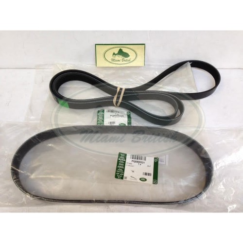 LAND ROVER PRIMARY AND SECONDARY BELT SET RANGE 4.4L V8 PQR500320 ...