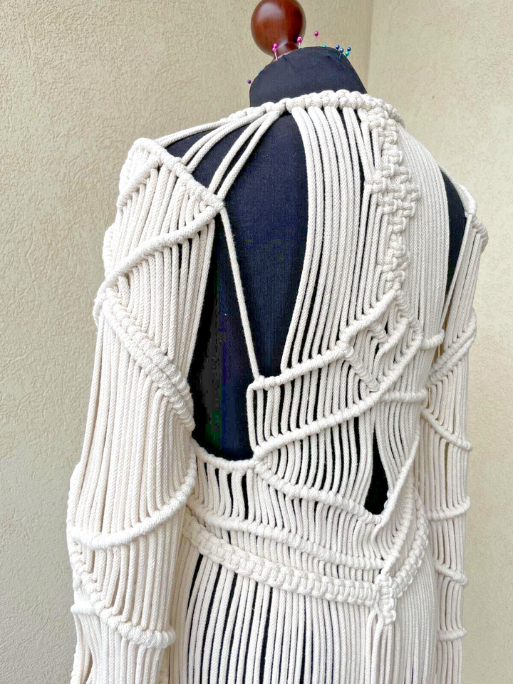 Macrame Jacket. Boho Handmade Jacket | eBay