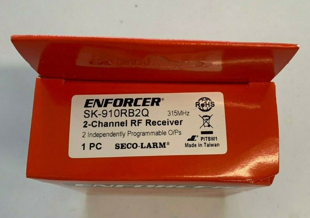Seco-Larm Enforcer Wireless Security RF Receiver 2-Channel (SK-910RB2Q ...