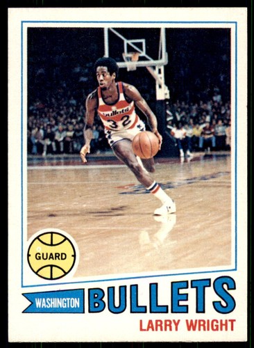 1977-78 Topps.Basketball Larry.Wright Rookie . Washington Bullets #112 ...