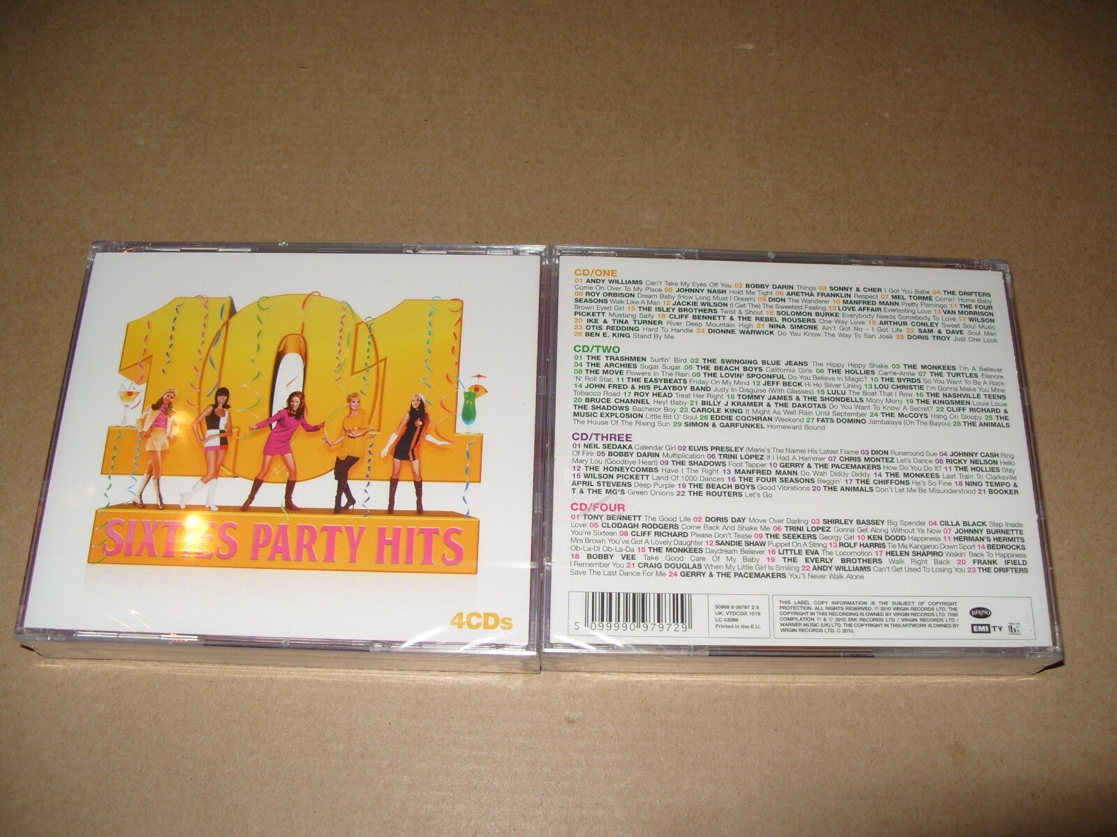 101 Sixties Party Hits 4 cd 2010 New & Sealed 5099990979729 | eBay UK