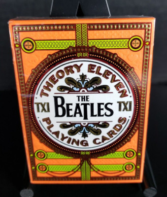 NEW & SEALED - The Beatles (Orange) Playing Cards by Theory Eleven | eBay