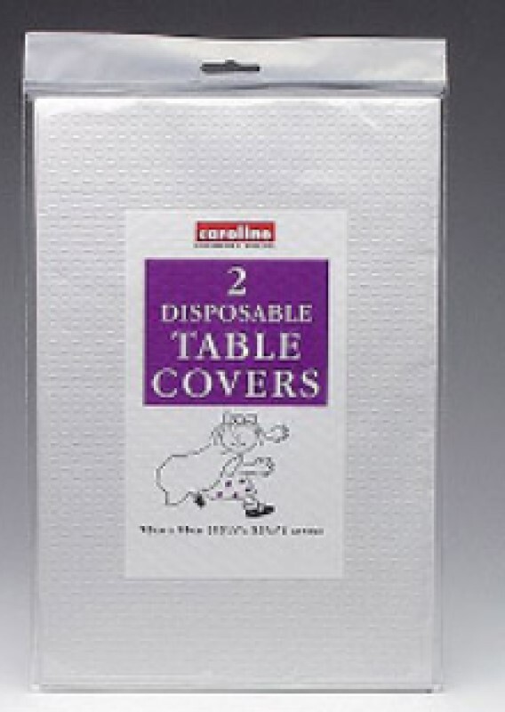 Pack of 2 Disposable Paper Table Covers / Cloths SQUARE 90CM X 90CM or ...