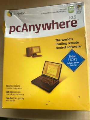 Symantec pcAnywhere 10.5 Windows Remote control software PCAW HOST ...