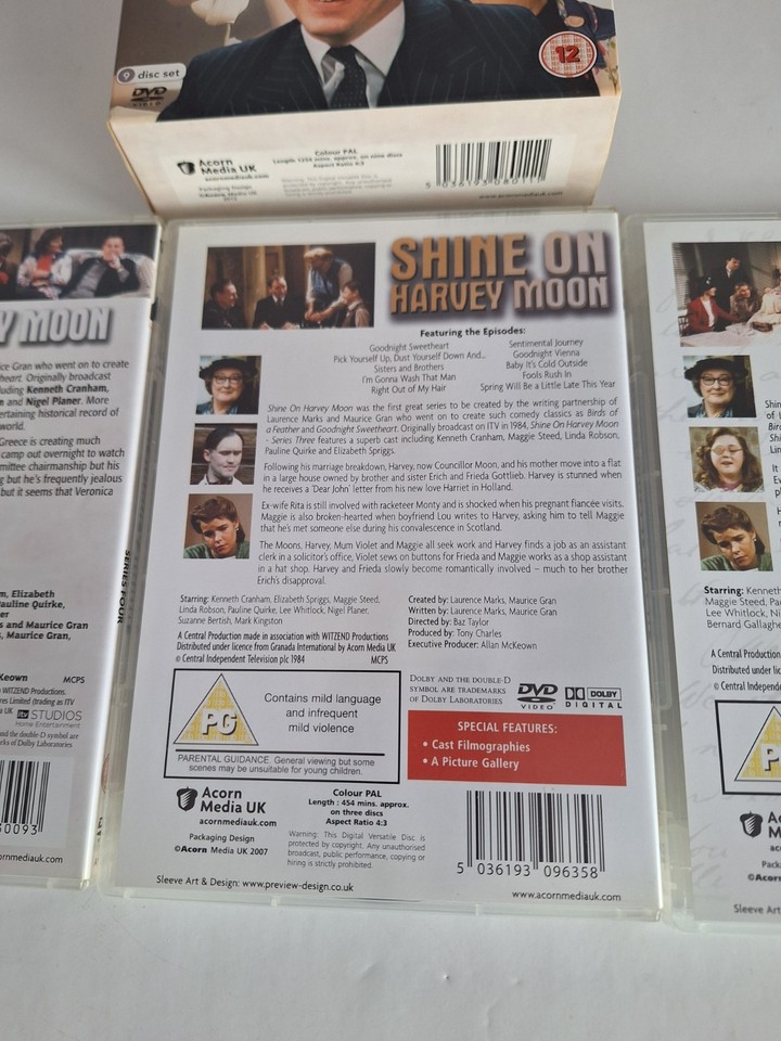 Shine On Harvey Moon: Series 1-4 DVD Box Set RARE! - Excellent ...