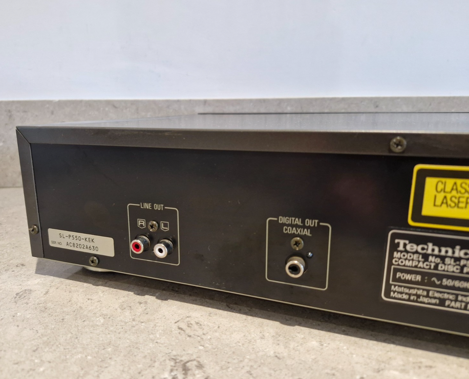 Technics SL-P550 Class AA 2 DAC 18 Bit CD Player With Remote VG ...
