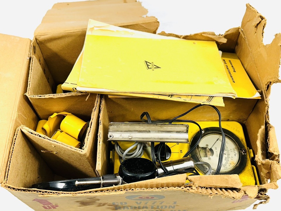 Geiger Counter CDV-777-1 Set Victoreen Radiological Survey Civil ...