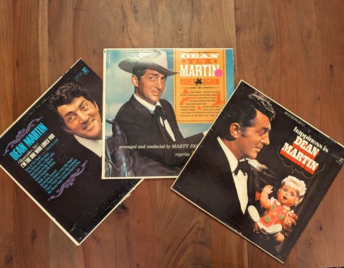 Lot Of 3 Dean Martin Vinyl LP Records 1960s Remember Me, Rides Again ...
