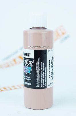 Createx Airbrush Colors 5125 Transparent Peach 4oz. water-based paint ...