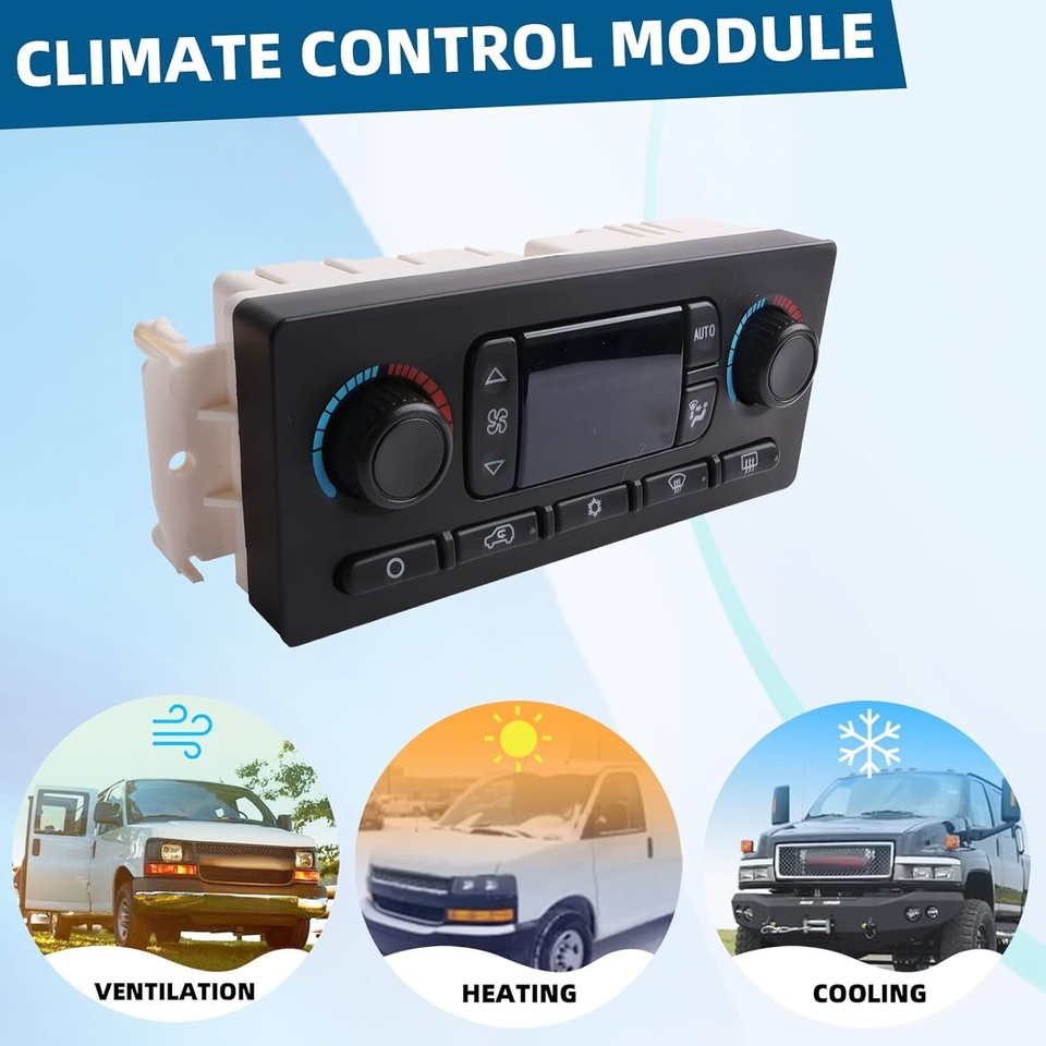 AC Heater Climate Control Module 599-211XD For Chevy GMC Improved ...