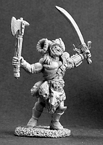 Reaper Miniatures Logos, Savage Warrior #03091 Dark Heaven Unpainted ...