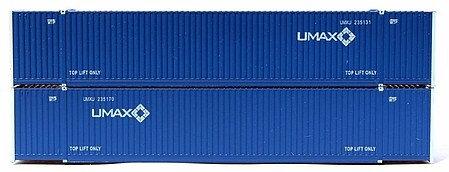 Jacksonville Terminal Co 537010 N Scale UMAX 53' Container (2 Pk) | eBay